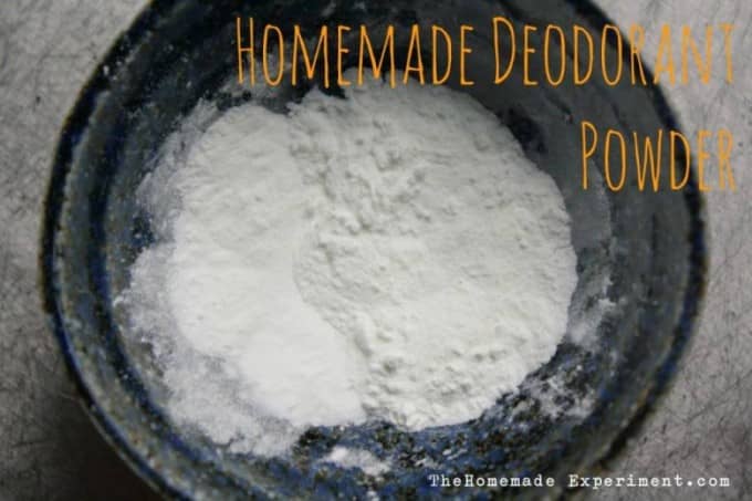 Deodorant Powder with Baking Soda & Cornstarch