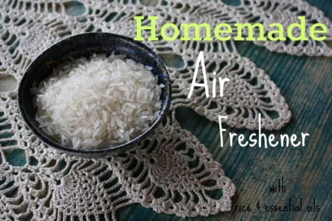 Easy Rice & Essential Oil Air Freshener Diffuser Recipe