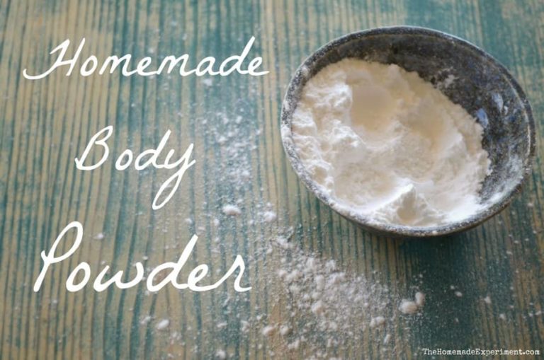 Unscented Homemade Body Dusting Powder