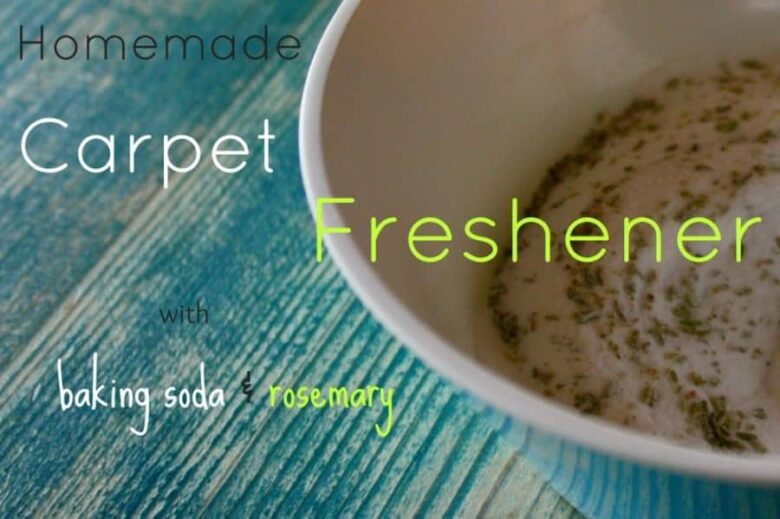 Homemade Carpet Freshener Powder with Baking Soda