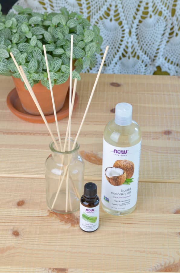 DIY Lemongrass Reed Diffuser & Refill Oil