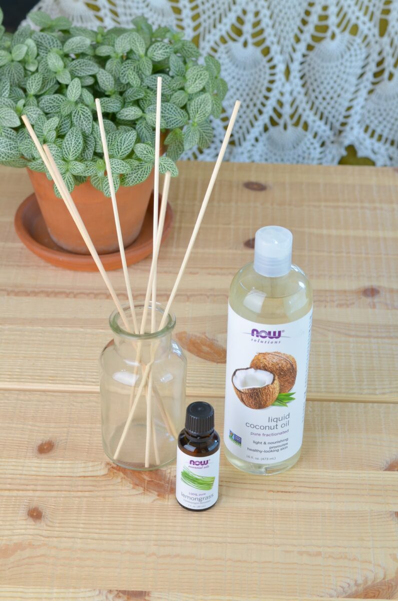 DIY Lemongrass Reed Diffuser & Refill Oil