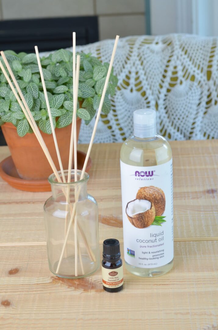 DIY Patchouli Reed Diffuser