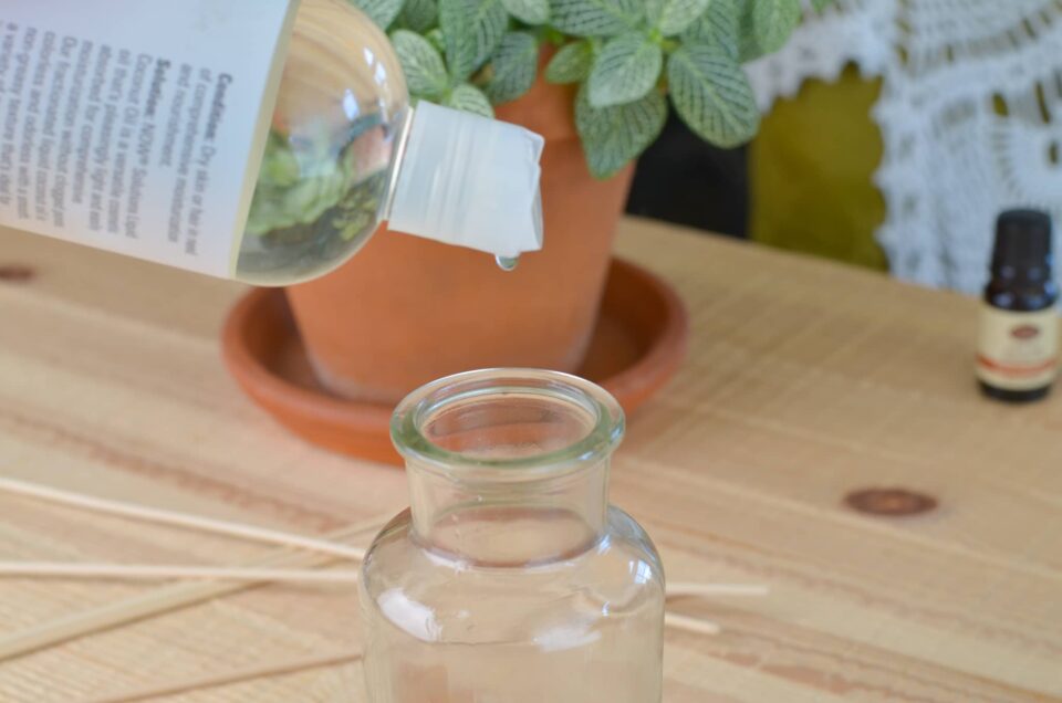 DIY Patchouli Reed Diffuser