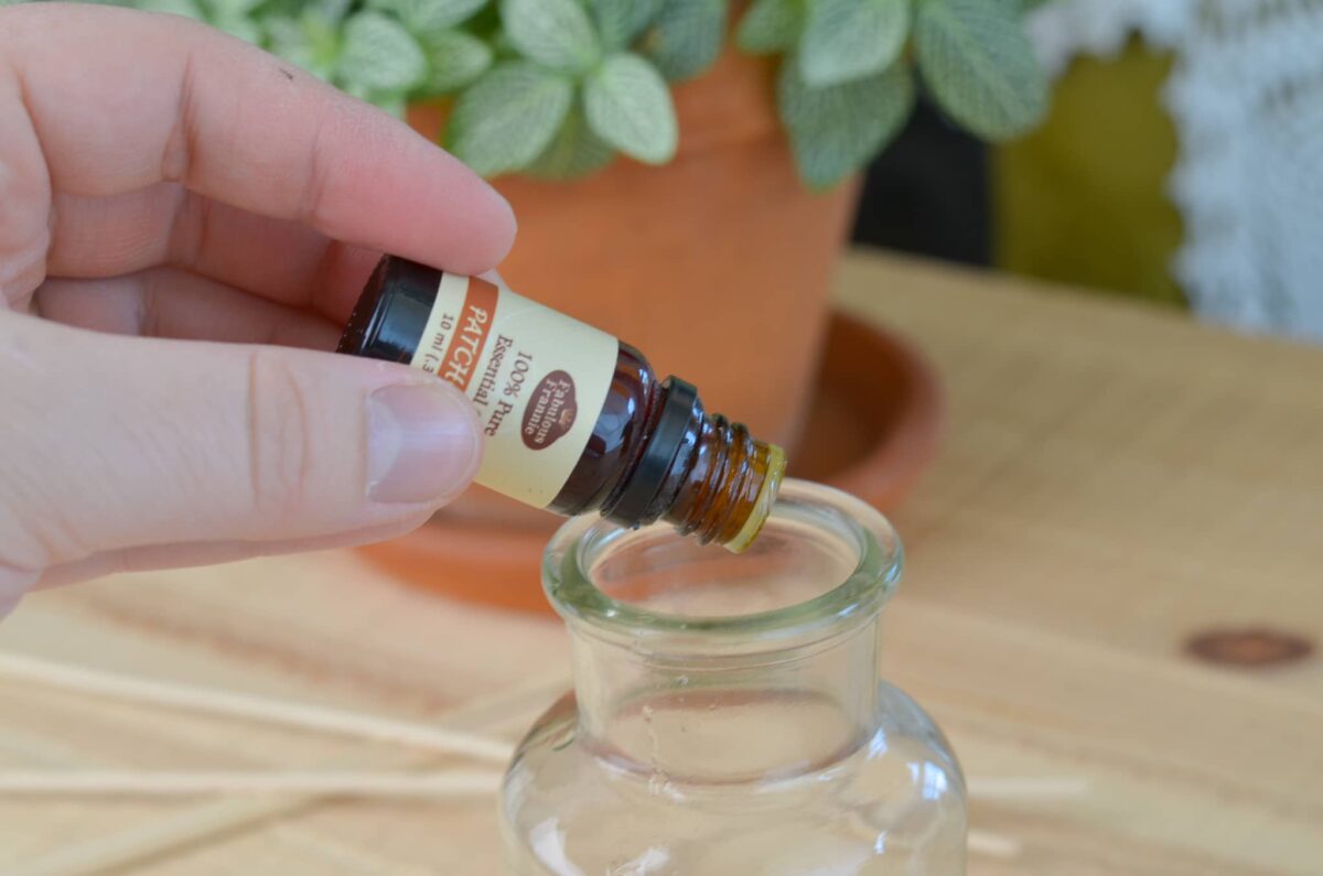 DIY Patchouli Reed Diffuser